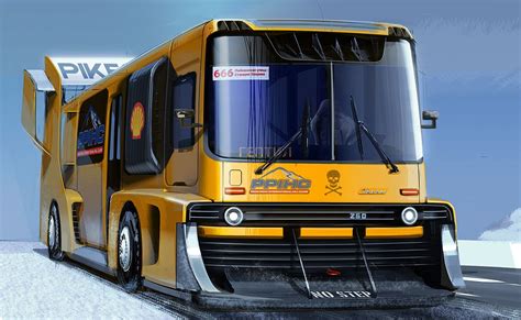 Bus Concepts On Behance Bus Custom Van Interior Concept