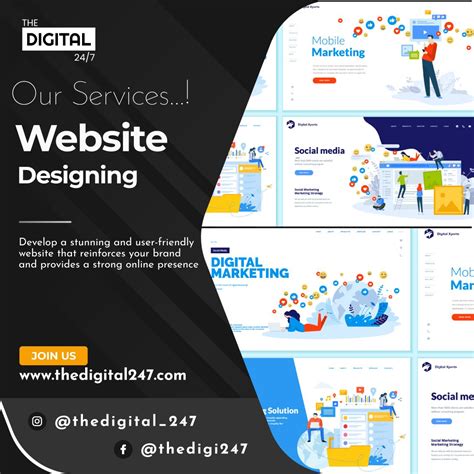 the digital 24 7 on linkedin webstagram webdesign website web