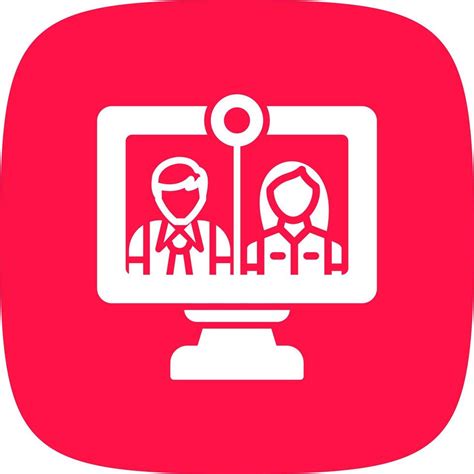 Online Interview Creative Icon Design 15930281 Vector Art At Vecteezy
