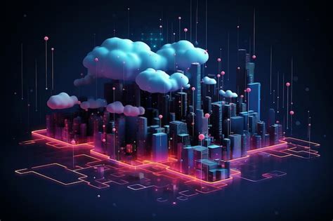 Premium Ai Image The Cloud Computing Concept And Effortless