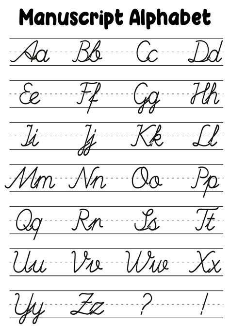 Free Blank Alphabet Chart Printable Abc Fun Download Free Printable