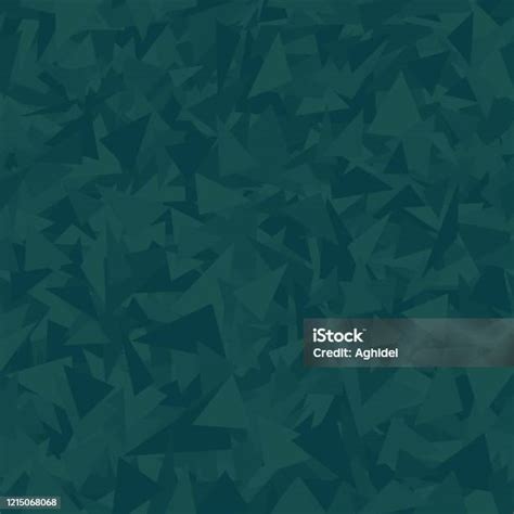 바다 녹색 삼각형 간단한 기하학적 모양 벡터 원활한 패턴 어두운 반복적 인 배경 직물 직물 시계 포장지 연속 인쇄 광고 배너