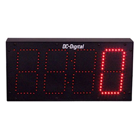 DC T UP DAYS Inch LED Digital Environmentally Sealed Push Button Controlled Count Up