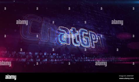 Chatgpt Neon Sign Concept Open Ai Chat Gpt Bot And Artificial Intelligence Technology