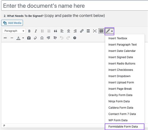 How To Set Up Formidable Forms And Wpesignature Wp E Signature
