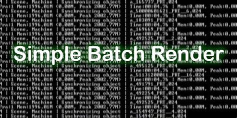 Simple Batch Render Add On