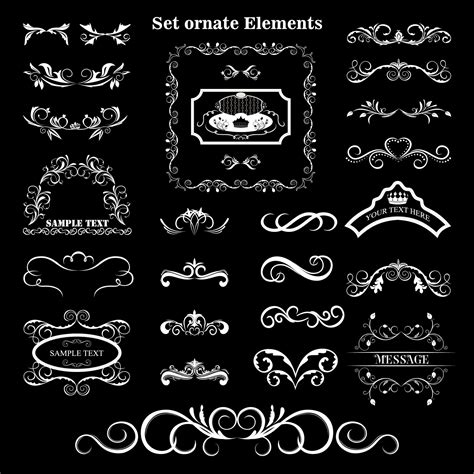 Vintage Border Vector Art Icons Graphics 8325847 Vector Art At Vecteezy