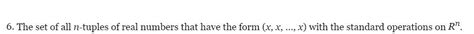 solved determine whether each set equipped with the given