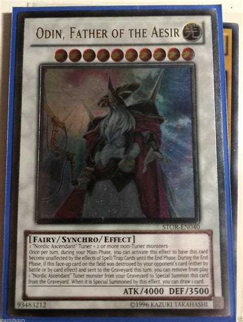 Odin Father Of Aesir Stor En040 Ultimate Rare Unlimited Edition Nm