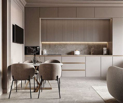 Кухня гостиная в 2025 г Интерьер Интерьер кухни Дизайн дома