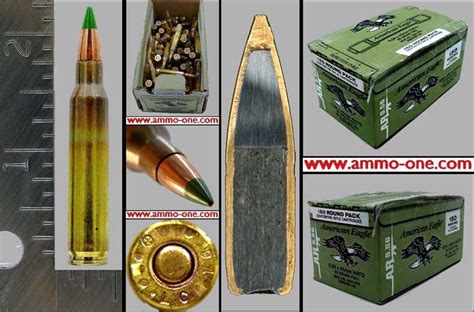 556x45mm Nato 62 Grain Steel Core M855 Box Of 150 Cartridges Ammo