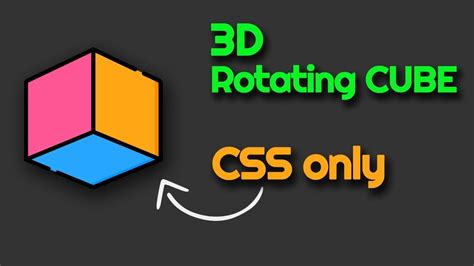 Amazing Rotating Cube Loading Animation With Css Creative 3d Effect