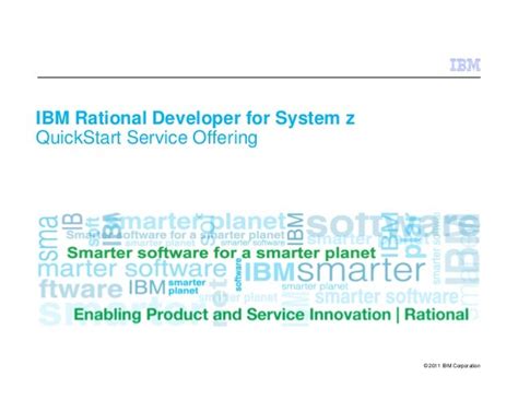 ibm rational developer for system z quick start sales presentation