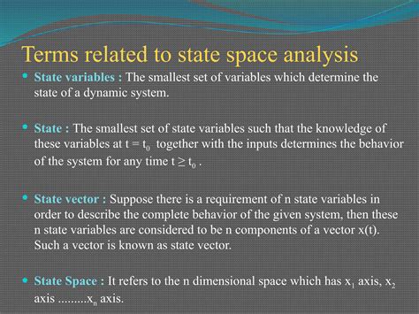 ppt on state variable analysis for engineering pptx free download