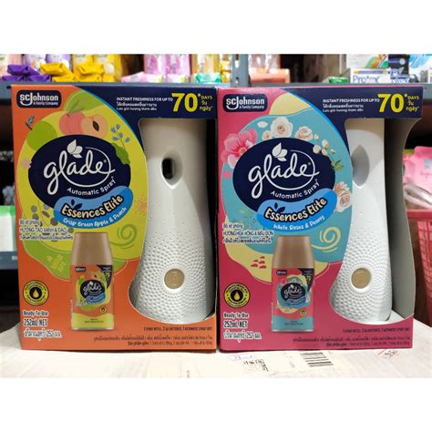 กลิ่นใหม เกลด Glade Automatic Spray เครื่องพ่นสเปรย์อัตโนมัต พร้อมรีฟิล น้ำหอม ขนาด 252 มล