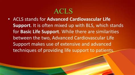 CARDIAC LIFE SUPPORT ACLS PPTX