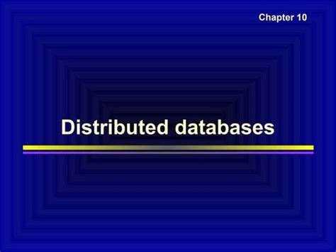 distributed dbms unit 1 introduction