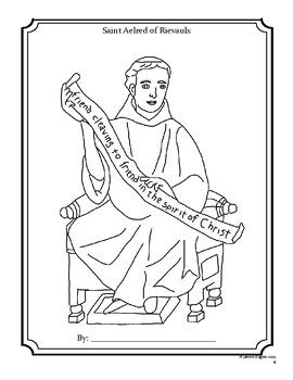 Saint Aelred Rievaulx January By Janeen Kilgore Tpt