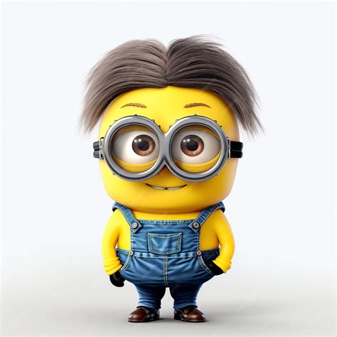 Premium Photo A Cartoon Character Wearing Glasses