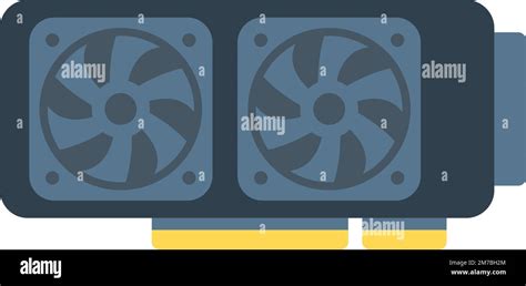 Gpu Hardware Icon Flat Vector Computer Card Cpu Chip Isolated Stock Vector Image And Art Alamy
