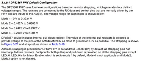 PROCESSOR SDK AM62X AM62x SK AVM Unable To Connect To The Network When Connected To 10BASE