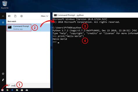 Windows python command