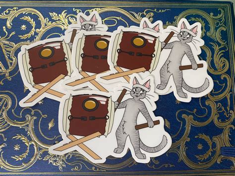 Bakeneko Yokai Sticker Etsy