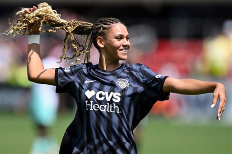 Trinity Rodman Uswnt And Washington Spirit Star Discusses Her Growth