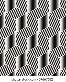 Vector Geometric Pattern Seamless Braided Linear Stock Vector Royalty Free