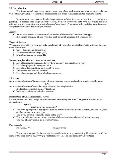 Pspc Unit 3 Pdf Integer Computer Science String Computer Science