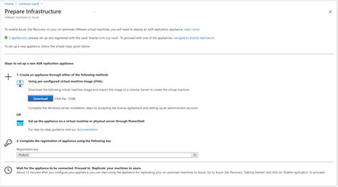 Deploy Azure Site Recovery Replication Appliance Modernized Azure Site Recovery Azure Docs