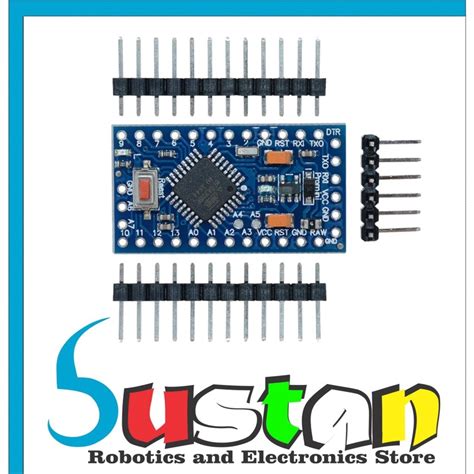 Jual Arduino Pro Mini V3 5v Microcontroller Atmega328p Au 16mhz Board Shopee Indonesia