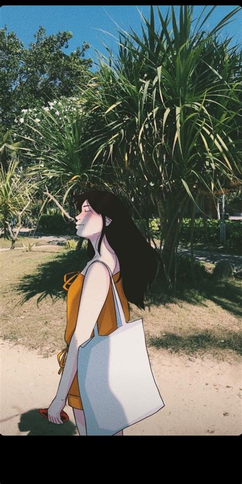 Tweening Wallpaper Lockscreen Webtoon Caroline Ilustrasi Karakter Ilustrasi