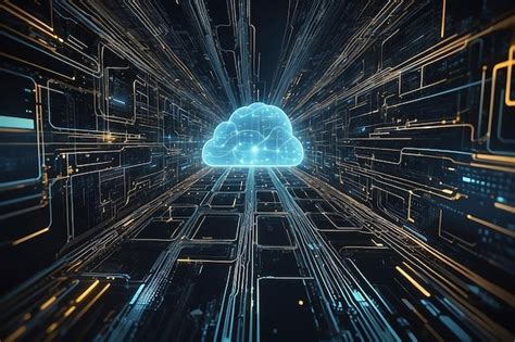 Premium Photo Blue Hues Of Connectivity Exploring Dynamic Networks For Ai Algorithms And