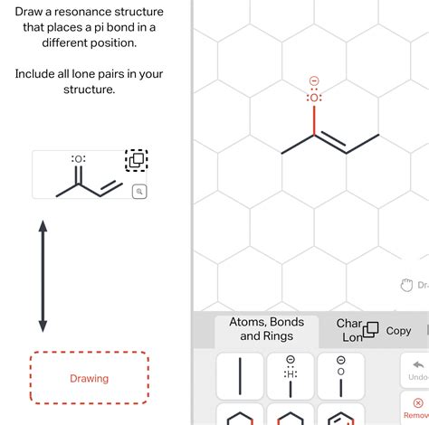 Solved Draw A Resonance Structure That Places A Pi Bond In A