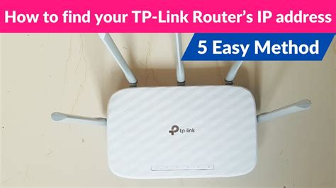 How To Find Your Tp Link Routers Ip Address Router Ka Default Ip Kaise Pata Kare Youtube