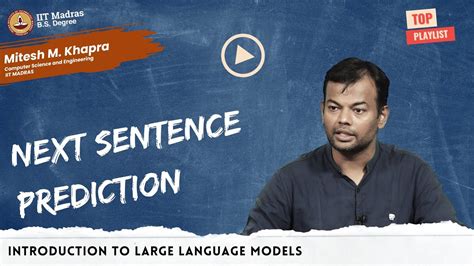 next sentence prediction youtube
