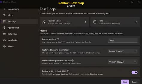 Roblox Bloxstrap Mod For Roblox Rblx Mods