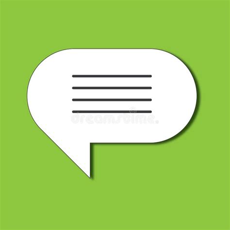 Text Message Icon Speech Bubble Symbol Stock Vector Illustration Of Comic Element 250731370