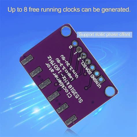 si5351a i2c 25mhz clock generator breakout board 8khz to 160mhz fruugo dk