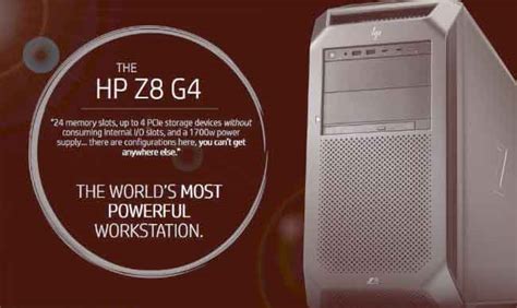 HP Z Workstations The Next Generation Of Power For Professionals