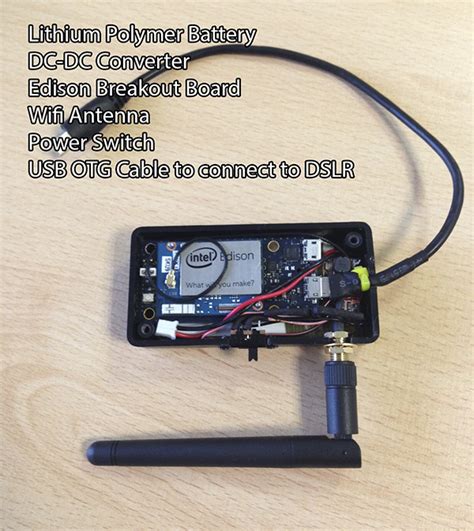 First Intel® Edison Project Dslr Camera Controller Davidhuntie
