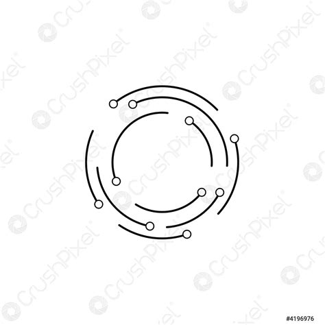 Circuit Logo Stock Vector 4196976 Crushpixel