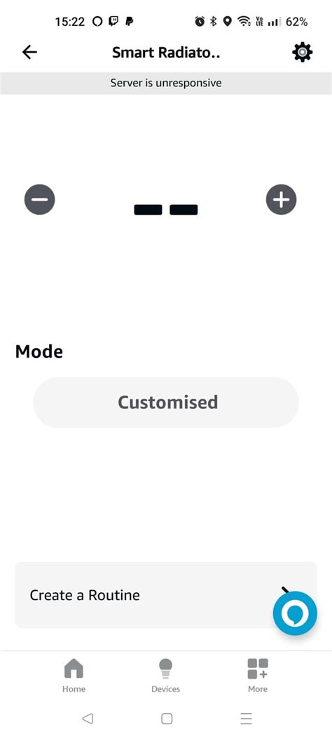 E1 Radiator Controller Server Unresponsive Raqara