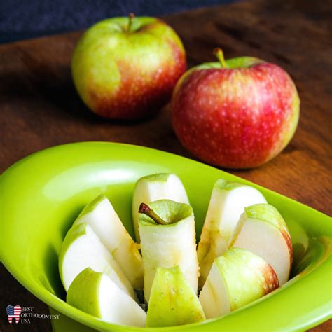 Can You Eat Apples With Braces Slice Them Up