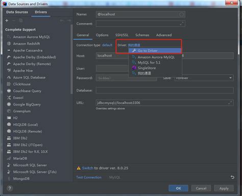 datagrip：关于第一次连接mysql驱动下载很慢的问题解决 （idea连接mysql失败：下载驱动失败，failed
