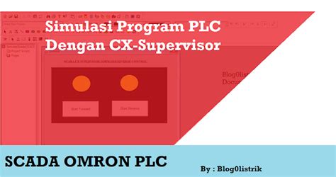 Cara Simulasi Program PLC Dengan CX Supervisor Blog Listrik