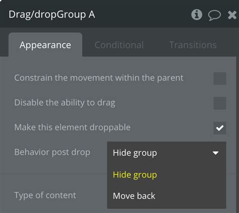 [new feature] draggable droppable elements page 5 new features