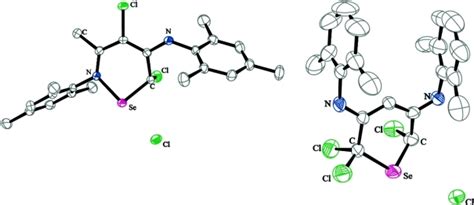 Selenium Heterocycles Reactions Of Sex4 X Cl Br With The Enamine Form Of β‐diketiminato