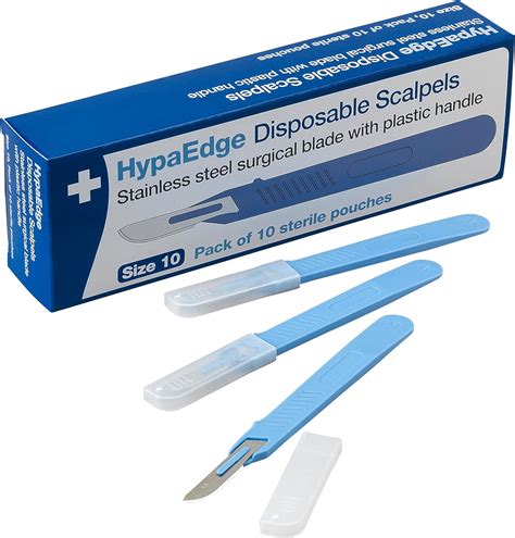 Safety First Aid Group Hypaedge Sterile Disposable Scalpels Size 10